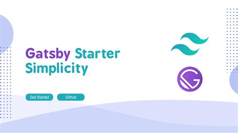 Gatsby Starter Simplicity Building Tailwind CSS Powered Gatsby Sites