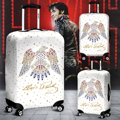Elvis Presley Eagle Rhinestones Luggage Cover Idf871369 Idea Fanatic