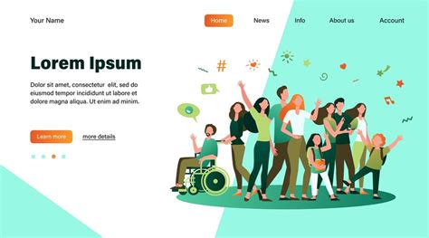 격리 된 평면 벡터 일러스트 레이 션을 함께 서있는 다문화 사람들 다국적 커뮤니티 구성원의 다양한 캐릭터 만화 사회와 공공 개념 무료 벡터