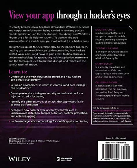 the mobile application hacker s handbook paperback