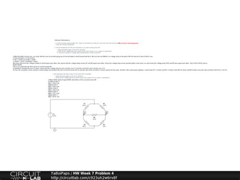 hw week 7 problem 4 circuitlab