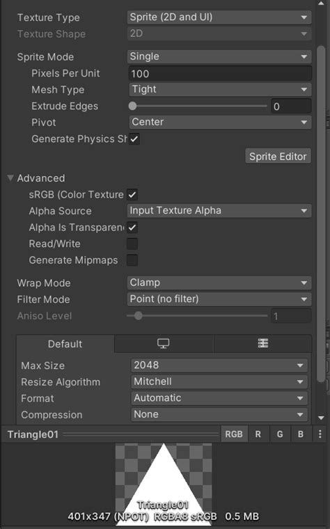 Sprite Gets Cut Off At The Edges Runity3d