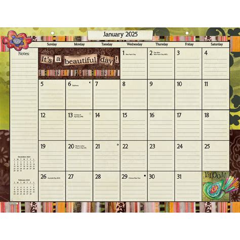 Buy Colour My World Deskpad Calendar 2025 Quick And Easy Online