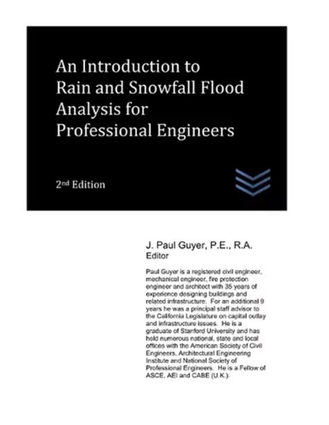 An Introduction To Rain And Snowfall Flood Analysis For Professional Engineers B Eur 51 16
