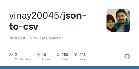 Github Vinay20045json To Csv Nested Json To Csv Converter