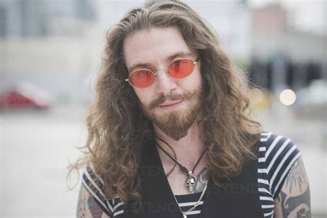 Hippie Men Longer Hair