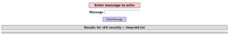 Basic Command Injection Vk9 Security