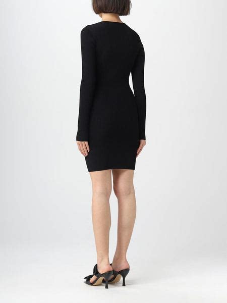Dsquared2 Ribbed Knit Mini Dress Cutout Detail Miss Nelly