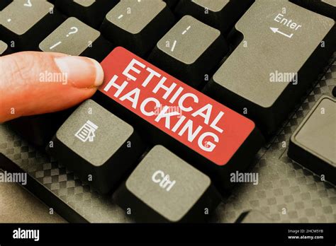 Text Sign Showing Ethical Hacking Business Idea A Legal Attempt Of Cracking A Network For