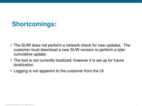 Ppt Cisco Unity And Unity Connection Server Updates Wizard Toi