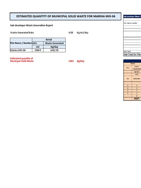 Pwc Solid Waste Calculation Pdf