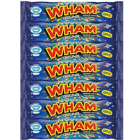 Wham Chew Bars 7 Pack Retro Sweets Pick And Mix Sweets Chewy Sweets
