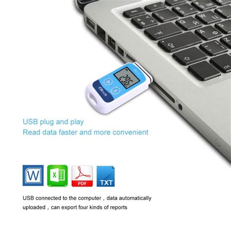 Elitech Digital USB Temperature Data Logger For Warehouse Storage Refrigerated Transport RC