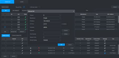 Diamond Recorder Add Diamond Ip Camera To Diamond Recorder Web Gui