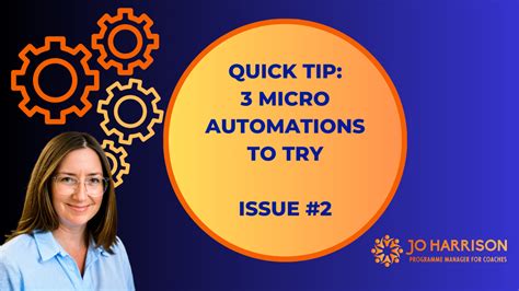 Save Time With Micro Automations Quick Wins For Coaches Jo Harrison