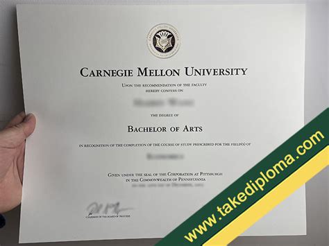 Where To Buy Carnegie Mellon University Fake Diploma