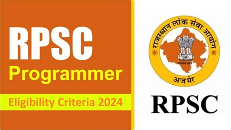 Rpsc Programmer Eligibility Criteria 2024 All Exam Review