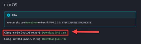 How To Install Sfml For Mac