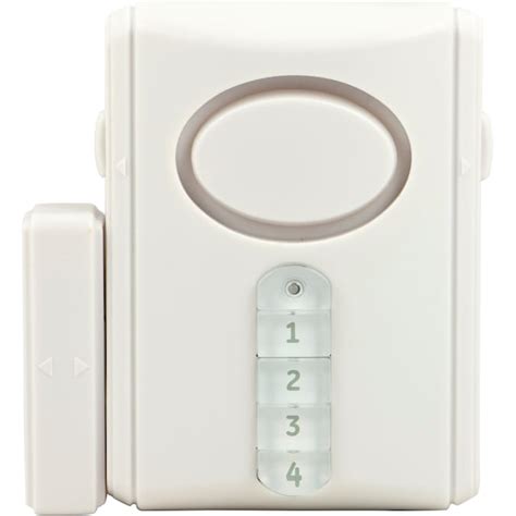 Ge White Security Alarm Keypad In The Door And Window Sensors Department