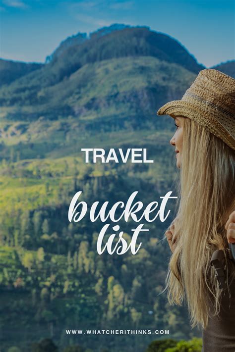 The Importance of a Travel Bucket List