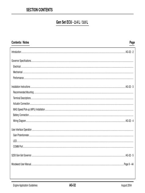 Ag 32 Genset Ecu 2 4l 3 0l Pdf