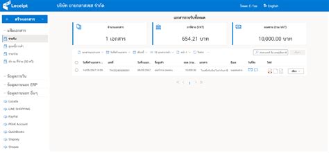 การใช้ซอฟต์แวร์ Leceipt ของร้านแว่นตา Ep4 ออกใบกำกับภาษี Excel