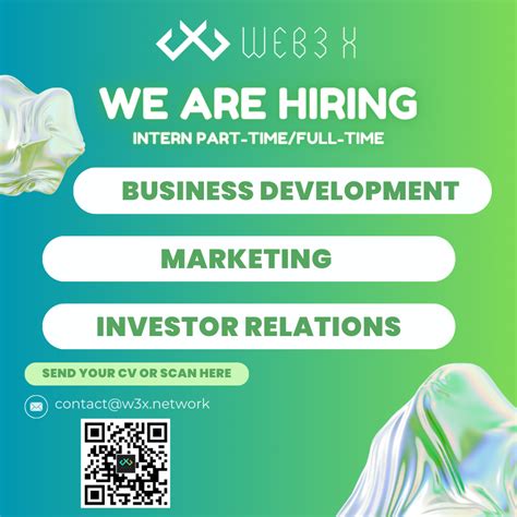 Web3 X Hiring Investor Relations Intern Part Timefull Time