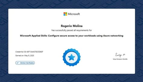 Gostaria De Compartilhar Que Recebi Uma Nova Certificação Microsoft Applied Skills Configure