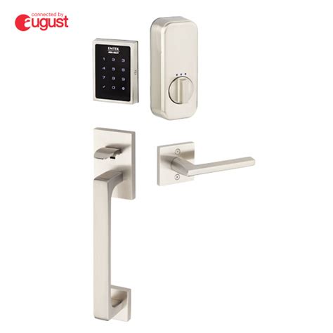 EMPowered EMP1103 Motorized Touchscreen SMART Keypad Entry Set With Baden Grip Connected By