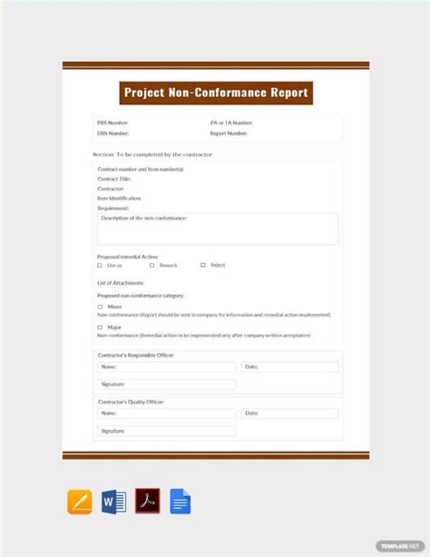 Project Reports Templates Word Format Free Download Template Rebeccachulew Com