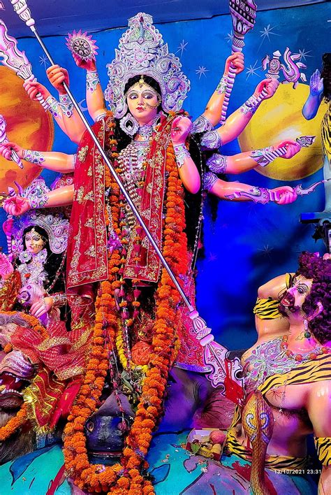 Maa Durga By Sumitswain Durga Face Hd Phone Wallpaper Pxfuel