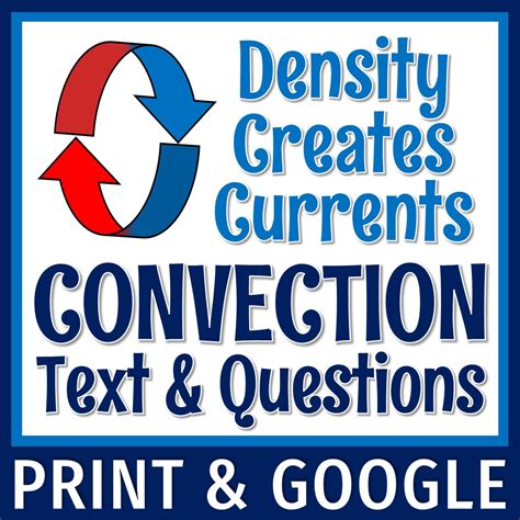 Density And Convection Currents Reading And Questions Flying Colors Science