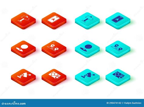 Set Radar Gps Device With Map Push Pin Route Location City Navigation And Road Traffic Sign