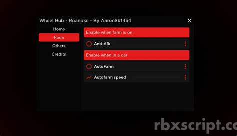 Roanoke Auto Farm Anti Afk Car Speed Scripts Rbxscript