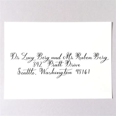 Envelope Addressing Tips Alissa Klaus Ink