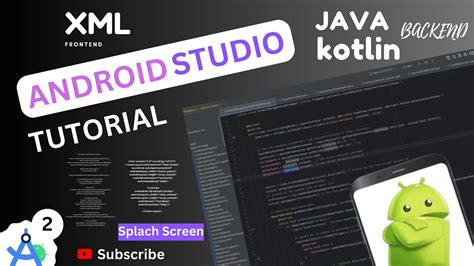 How to Create a Splash Screen in Android Studio (Java & XML Tutorial ...