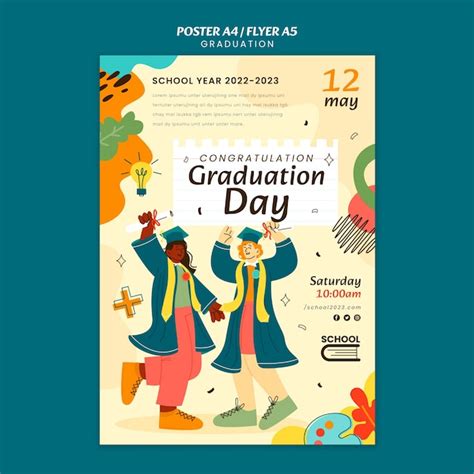 Free Psd Graduation Celebration Poster Template
