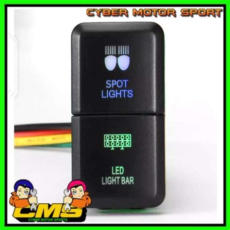 Promo Switch Lampu Double 2 Fungsi Universal Saklar Lampu Mobil Switch Tokosepuluh10