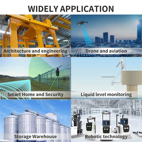 Single Point Laser Sensor Distance Measurement 0 1 20m Range Rs485 Multiple Output Methods With