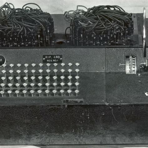 Holtwicks Analog For The M 1 Cipher Machine Courtesy Of The National