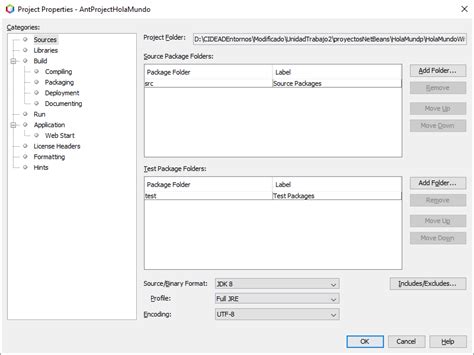 Anexo Iv Configuración Y Personalización De Netbeans