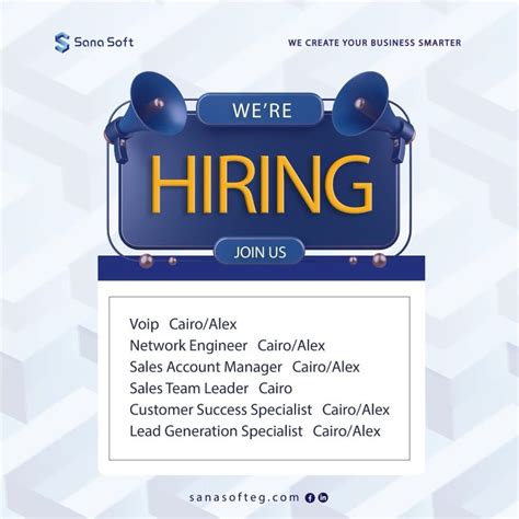 We Are Hiring Great Opportunity Job Title 📌 Voip Engineer 📌 Sales Account Manager 📌sales Team