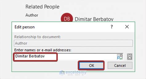 How To Change Author Name In Excel Comments Easy Ways