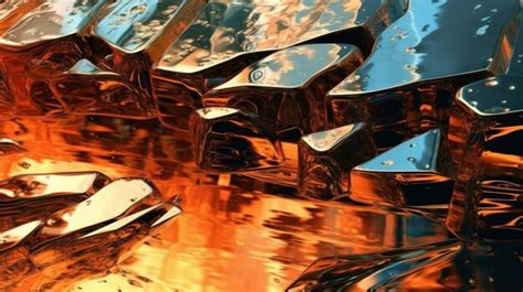 Premium Ai Image Abstract Reflections And Distortions In Glass