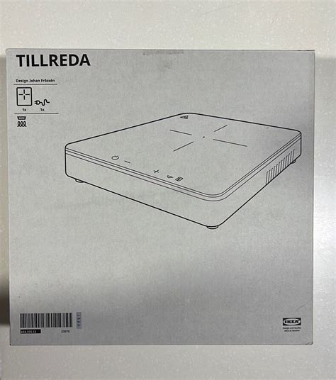 IKEA TILLREDA Portable induction hob, 1 zone white, TV & Home ...