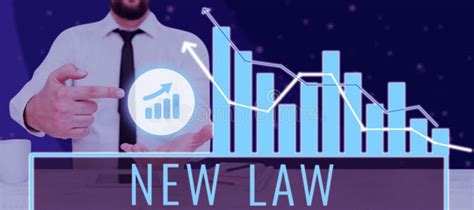 Text Caption Presenting New Law Internet Concept System Of Rules That