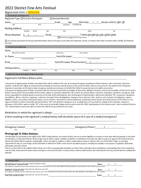 Registration Form Deadline Fill Out And Sign Printable Pdf Template