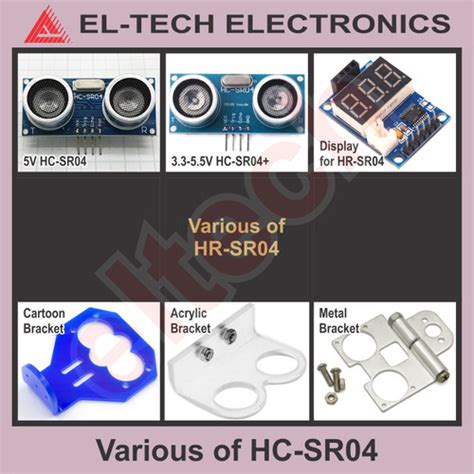 Jual Hc Sr04 Hcsr04 Sr 04 Ultrasonic Distance Sensor Jarak Robot Bracket 5v Hc Sr04 Kota
