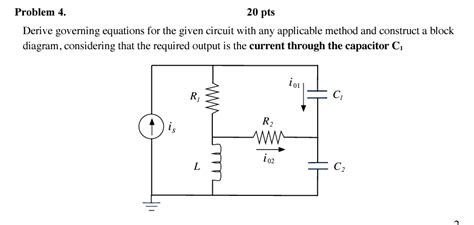 Solved Problem 420 ﻿ptsderive Governing Equations For The