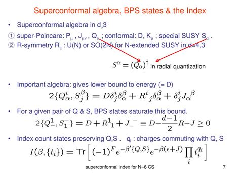 Ppt The Superconformal Index For N6 Chern Simons Theory Powerpoint Presentation Id3270988